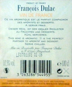 Drink Label: Francois Dulac (Le Gran She de Frans, Ukraine(Francois ...