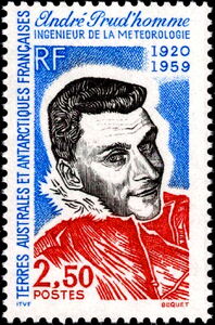 Stamp: Andre Prud'homme (1920-1959) (French Southern and Antarctic ...