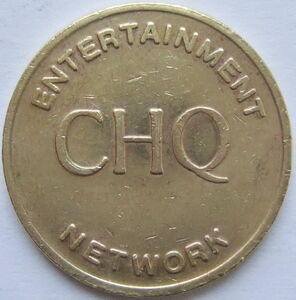 Token: CHQ Entertainment / Metropolis (Canada(Amusement Park/Arcade ...