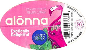 Fruit Sticker: Alonna Exotically Delightful Canary Melon (MexicoCol:MX ...