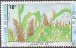 Stamp: Millet field (Cameroon(Agricultural Show 1988) Mi:CM 1152,Sn:CM ...