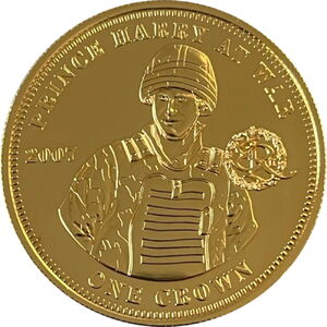 Coin: 1 Crown (Prince Harry at War) (Tristan da Cunha(TCC002 - One ...