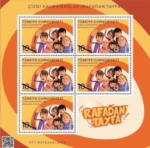 Stamp: Cartoons - Rafadan Tayfa (Türkiye (Turkey)(Cartoons - Rafadan ...