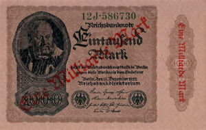 Banknote: 1 Milliarde Mark (Germany(1923 7th Issues - Reichsbanknote ...