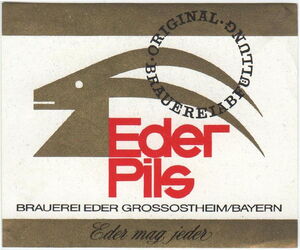 Drink Label: Eder Pils (Eder & Heylands Brauerei, Germany, Federal ...