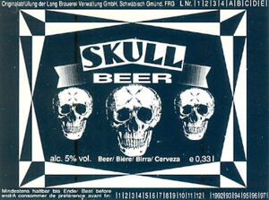 Drink Label: Skull Beer (Engel Brauerei Schwäbisch Gmünd, Germany ...