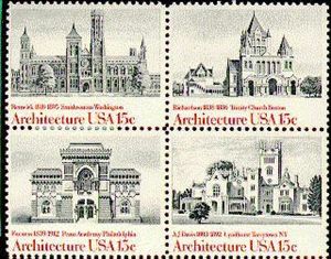Stamp: American Architecture (United States of America(American ...