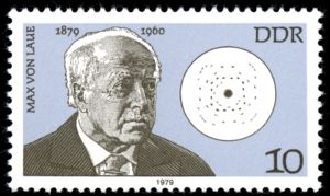 Stamp: Max von Laue (1879-1960) (Germany, Democratic Republic (DDR ...