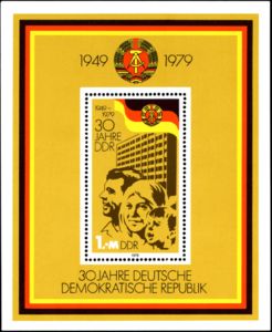 Stamp: 30th Anniversary of the German Democratic Republic (Germany ...