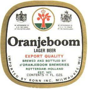 Drink Label: Oranjeboom Lager Beer (Oranjeboom Bierbrouwerij ...