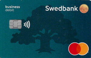 Bank Card: Oak; Swedbank Mastercard business debit 04/20 (Swedbank ...