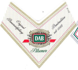 Drink Label: DAB Pilsener (Dortmunder Actien Brauerei, Germany, Federal ...