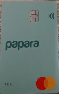 Bank Card: Teal Card (Papara Elektronik Para, Türkiye (Turkey)Col:TR-MC ...
