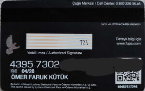 Bank Card: Fups (Lydians Elektronik Para ve Ödeme Hizmetleri A.Ş ...