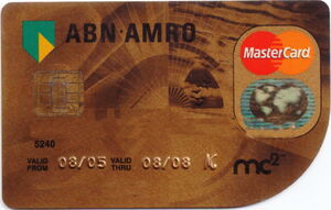 Bank Card: AMN AMRO Bank MasterCard Gold (ABN AMRO Bank N.V ...