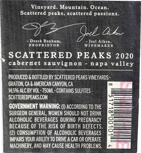 Drink Label: Scattered Peaks Cabernet Sauvignon (Scattered Peaks ...