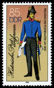 Stamp: Historic Postal Uniforms (Germany, Democratic Republic (DDR ...