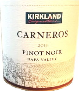 Drink Label: Kirkland Signature Carneros Pinot Noir (DC Flynt MW ...