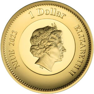 Coin: 1 Dollar (Queen Elizabeth II Brillant Life) (Niue(Numismatic ...