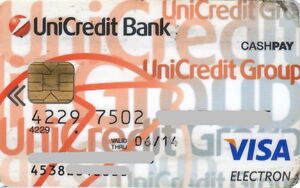 Bank Card: UniCredit Bank Cash Pay (UniCredit Bank, Bosnia and ...