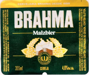 Drink Label: Brahma Malzbier (Ambev S.A., BrazilCol:BR-BEER-001063