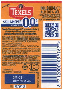 Drink Label: Skuumkoppe 0.0 (Texelse Bierbrouwerij, NetherlandsCol:NL ...