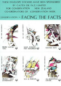 Stamp: Conservation Facing the facts 1982 (New Zealand: Cinderella ...