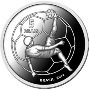 Coin: 5 Reais (Official Mascot) (Brazil(1994~Today - Real (Numismatic ...