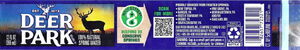 Drink Label: Deer Park Natural Spring (Bluetriton Brands, Inc., United ...