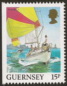 Stamp: Havelet Bay (Guernsey(Definitive Series 1984-1991: Bailiwick ...