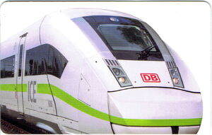 Geschenkkarte: ICE 4 (Deutsche Bahn, Deutschland, Bundesrepublik ...