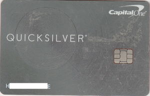 Bank Card: Capital One Quick Silver (U.S. National Bank of Oregon ...