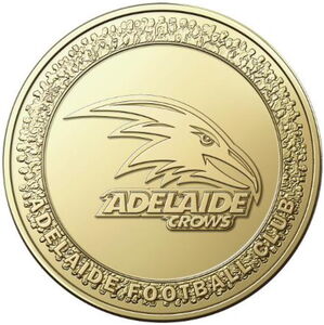 Coin: 1 Dollar (Australian Football League AFL - Adelaide Crows ...