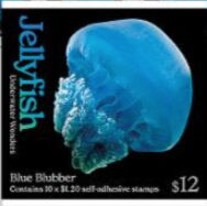Stamp: Blue Blubber (Catostylus mosaicus) (Australia(Jellyfish ...