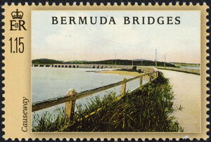Stamp: Causeway Bridge (Bermuda(Bridges of Bermuda (2020)) Mi:BM 1182 ...