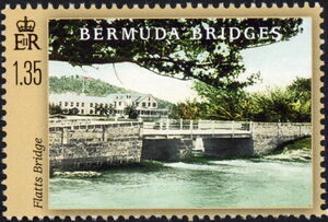 Stamp: Flatts Bridge (Bermuda(Bridges of Bermuda (2020)) Mi:BM 1183,Sn ...