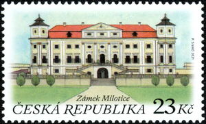 Stamp: Milotice Chateau (Czech RepublicMi:CZ 1106,Sn:CZ 3859,Yt:CZ 975 ...