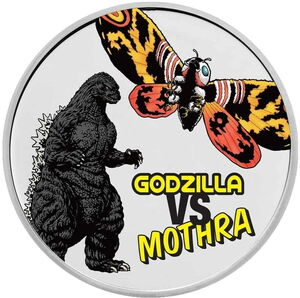 Coin: 5 Dollars (Godzilla vs. Mothra) (Niue(Numismatic Product ...
