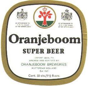 Drink Label: Oranjeboom Super Beer (Oranjeboom Bierbrouwerij ...