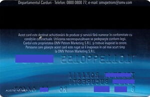 Functional Card: Petrom Card (Filling Stations, Romania(Petrom) Col:RO ...