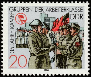 Stamp: Weapons Handover (Germany, Democratic Republic (DDR)(35 Years ...