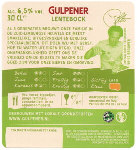 Drink Label: Gulpener Lentebock (Gulpener Bierbrouwerij, NetherlandsCol ...
