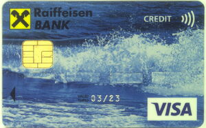 Bank Card: RaiffeisenBank Visa Credit Sea Waves – 03/19/007 (Raiffeisen ...
