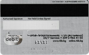 Tarjeta de Banco: RaiffeisenBank Mastercard Businesscard Tiger - 08/21 ...