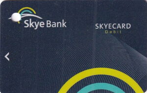 Bank Card: Skye Bank Skyecard (Skye Bank, NigeriaCol:NG-GM-0005