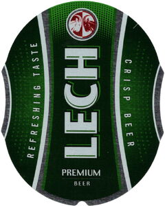Drink Label: Lech Premium Beer (Grolsch Brouwerij, NetherlandsCol:NL ...