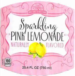 Drink Label: Sparkling Pink Lemonade (Maison Geyer Frères, FranceCol:FR ...