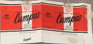 Cigarette Pack: Cumpas (PeruCol:PE-CT-0091