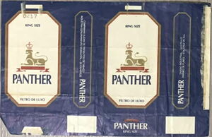 Cigarette Pack: Panther (BrazilCol:BR-CT-1014