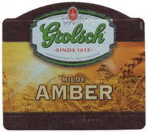 Drink Label: Grolsch Milde Amber (Grolsch Brouwerij, NetherlandsCol:NL ...